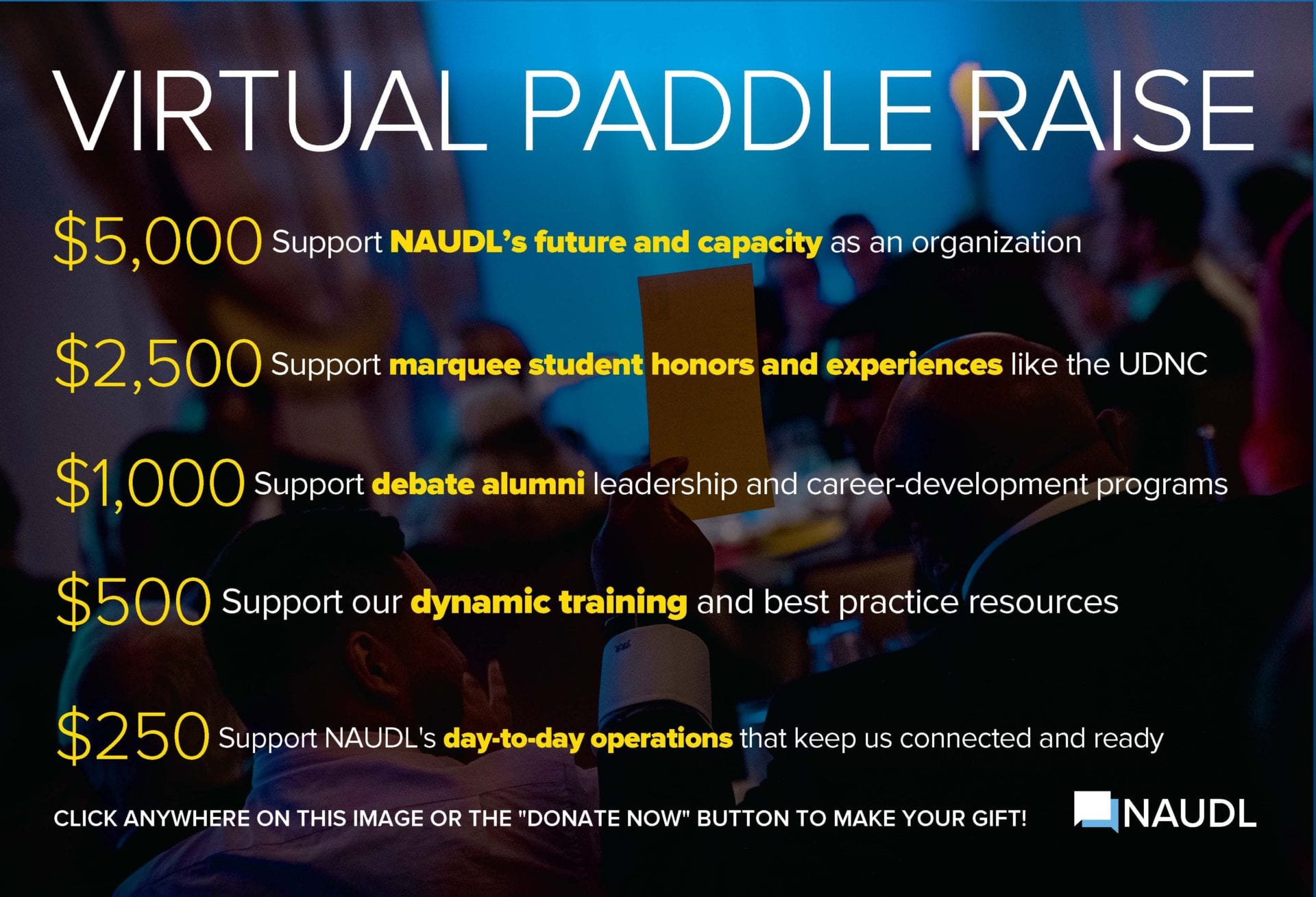 NAUDL Annual Dinner | Urban Debate